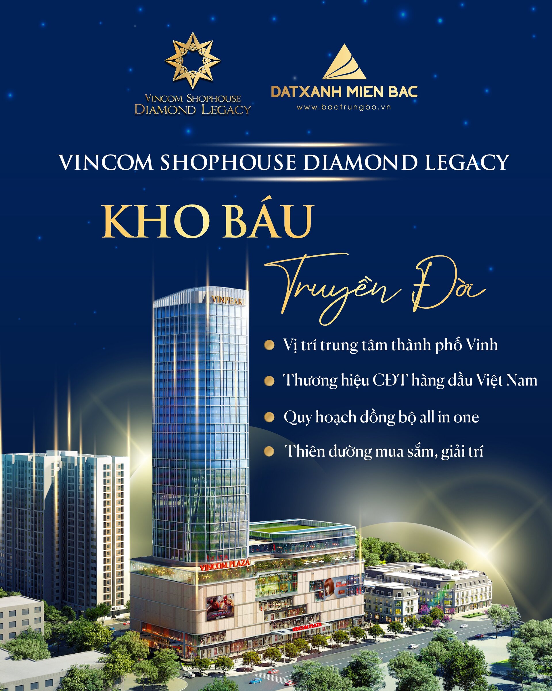 Vincom Shophouse Diamond Legacy Vinh